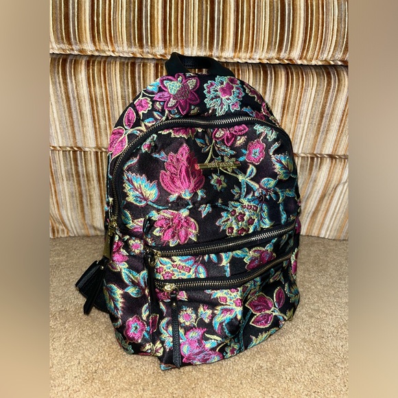 Steve Madden | Bags | Steve Madden Floral Embroidered Black Mini ...